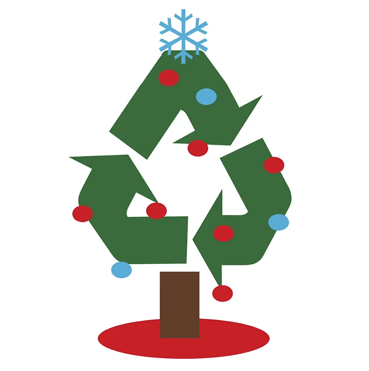 How to dispose of or recycle a Christmas tree.